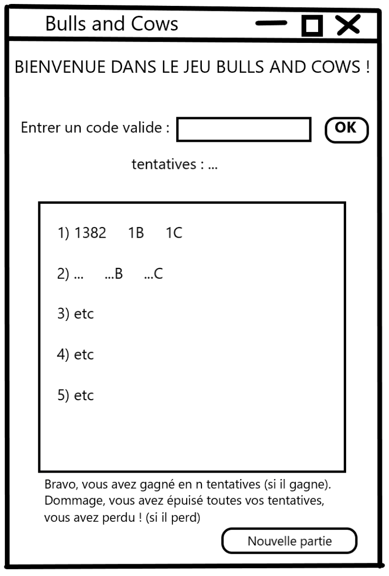 Interface graphique pour un jeu Python - Le jeu Bulls and Cows par OthmaneAmeziane - page 1 ...